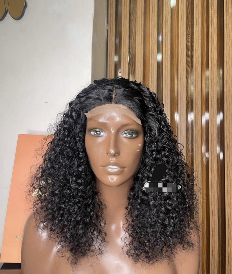 Buy Jerry curls Tclosure wig by Lorenahairs on Selar