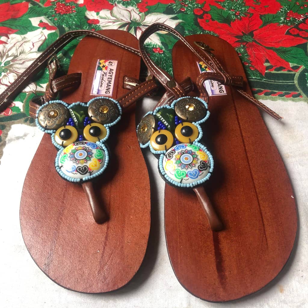 Buy African slippers by AGBE Loretta on Selar