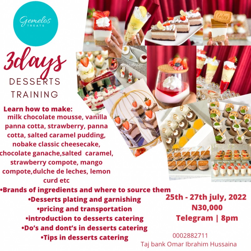 Buy Desserts class 4.0 by Hussaina Omar on Selar
