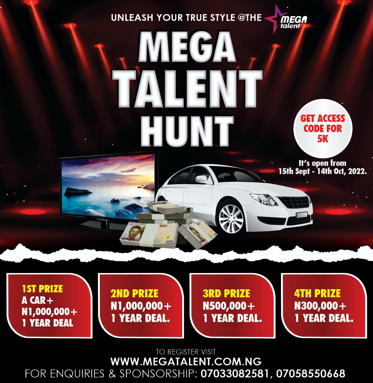 Buy MEGA TALENT HUNT ACTIVATION FEE by MEGA TALENT HUNT on Selar