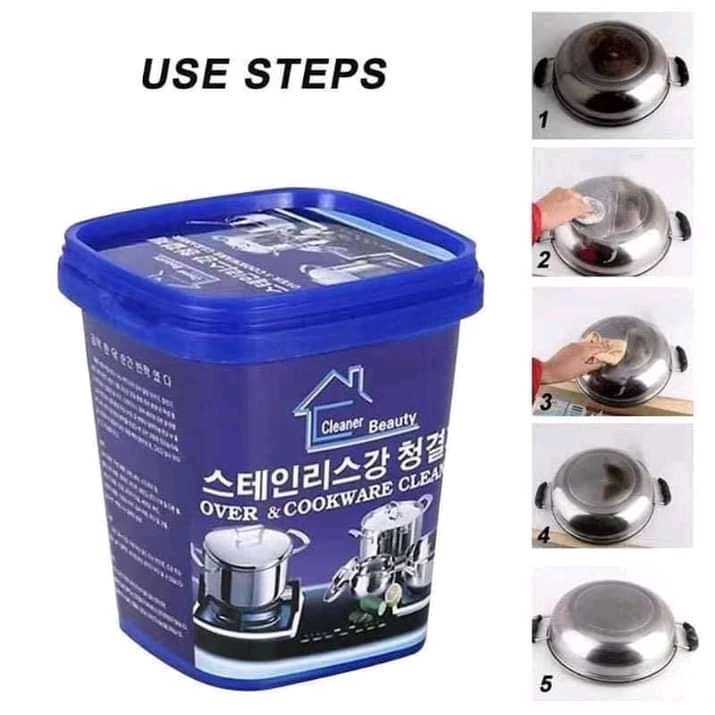 Buy Stainless Steel and black pot cleaner by Madani Alhassan on Selar