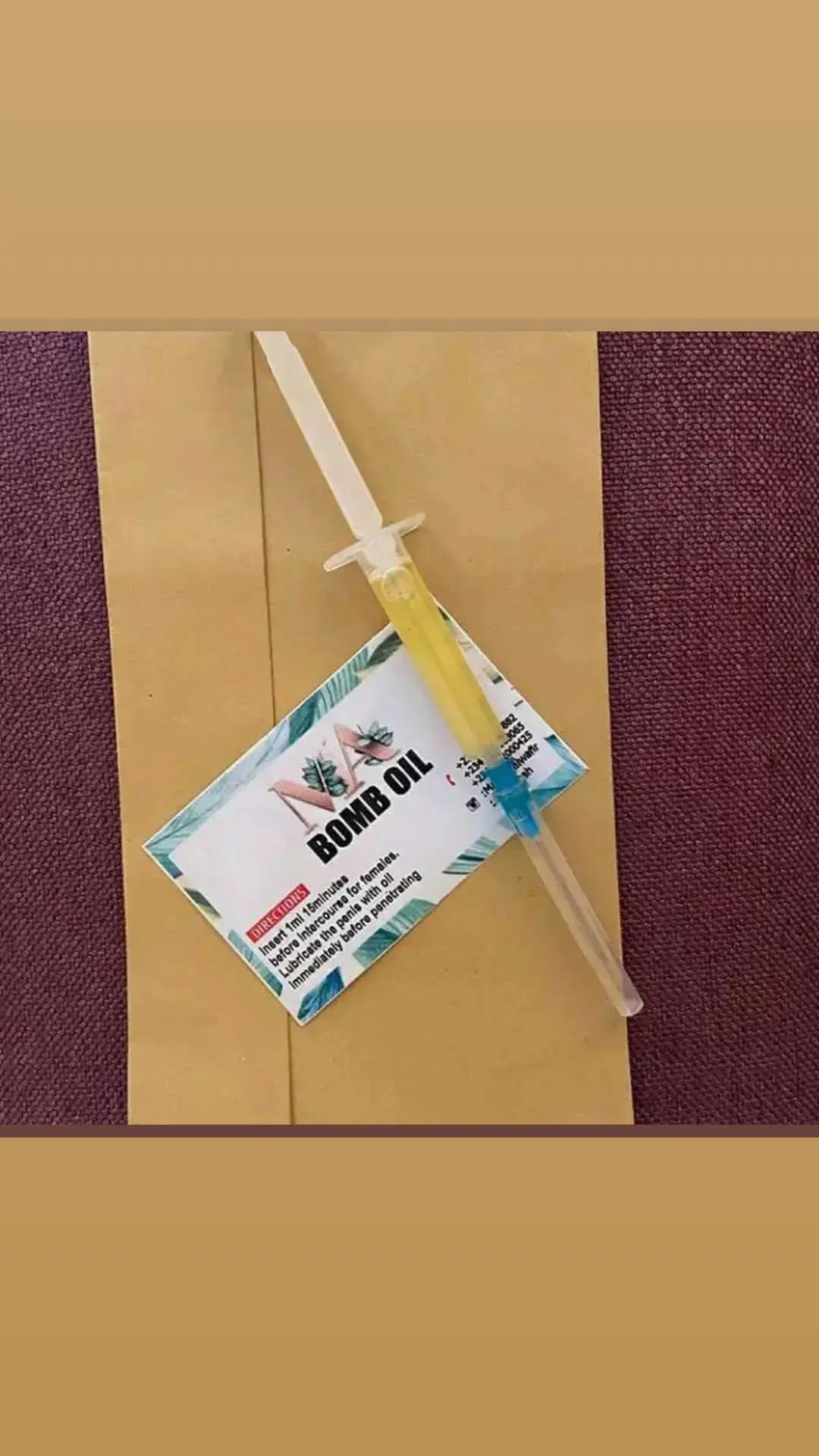 Buy Bomb oil by Manzil Alwafir on Selar