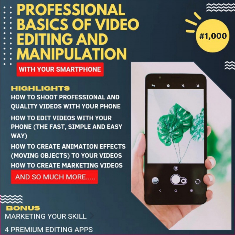 Buy MOBILE VIDEOGRAPHY COURSE by Abraham Ojomah on Selar