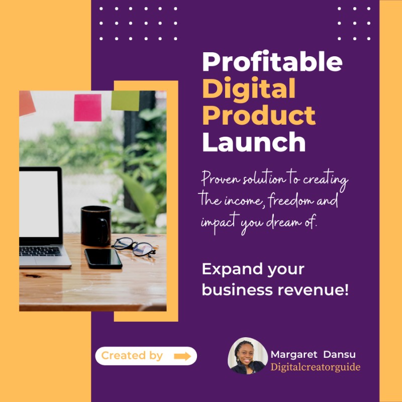 Buy Profitable Digital Product Launch by Margaret Dansu on Selar