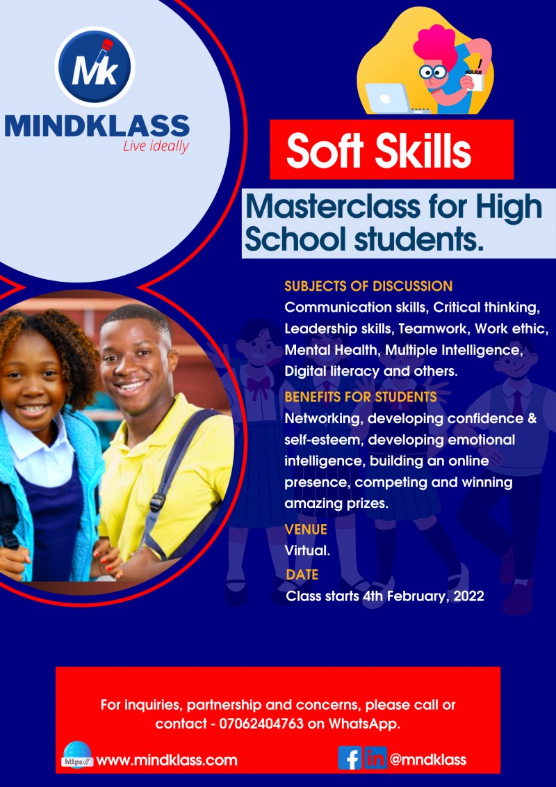 Buy SOFT SKILLS MASTERCLASS by Mind klass on Selar