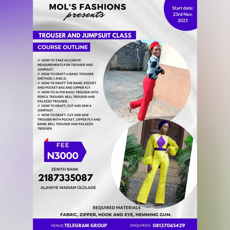 Buy TROUSER CLASS by Mol's Fashion Fix on Selar