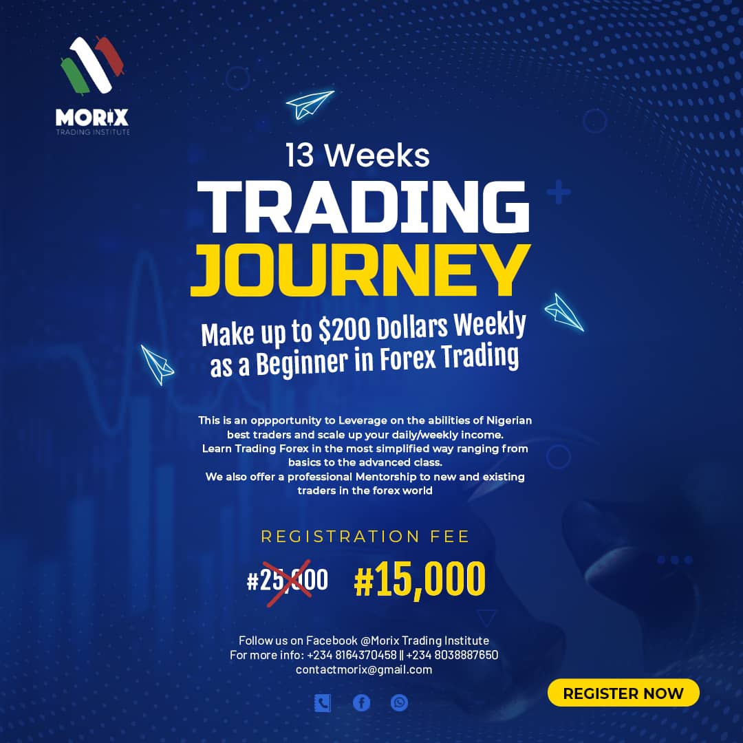 Buy 13 WEEKS TRADING JOURNEY by Morix Trading Institute on Selar