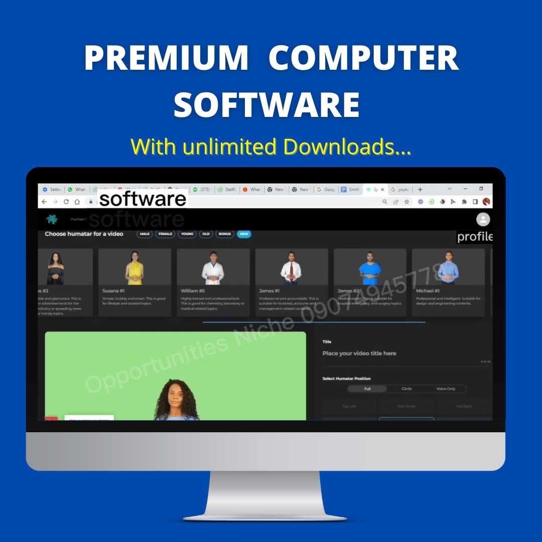 Buy PREMIUM COMPUTER SOFTWARE by Opportunities Niche on Selar