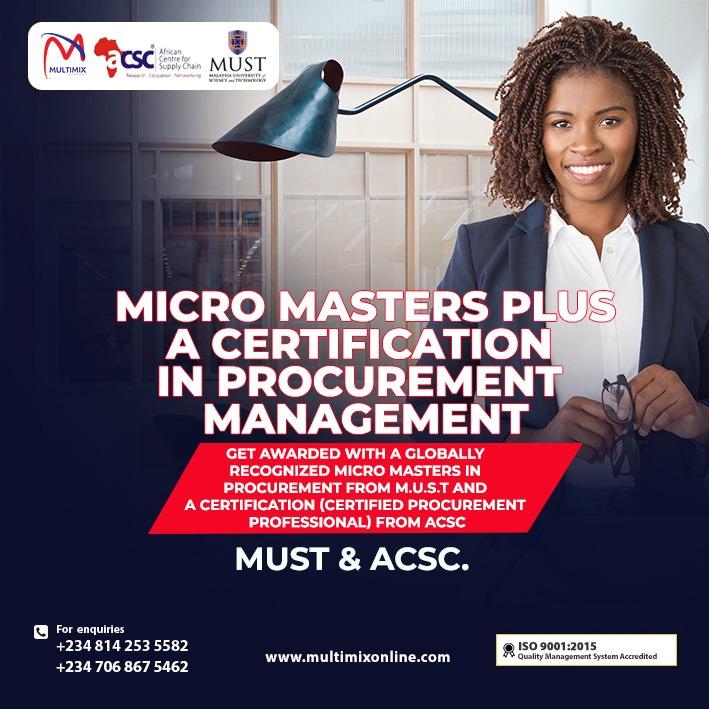 Get FREE Open-day Session for Micro Masters in Procurement Management by multimix academy on Selar