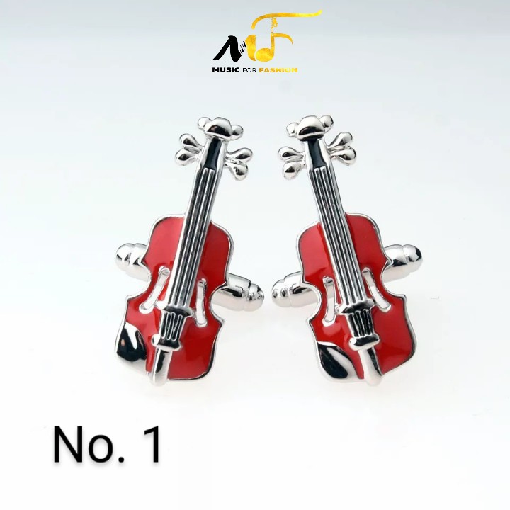 Buy Violin/Viola/Cello/Double bass cufflinks by Music for Fashion on Selar