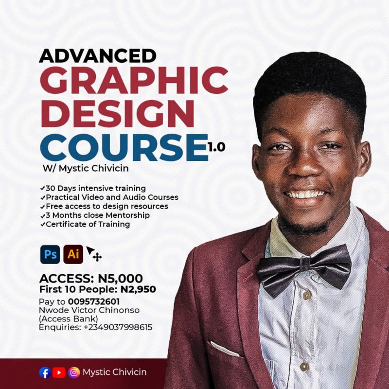 Buy ADVANCED GRAPHIC DESIGN COURSE with Mystic Chivicin by Nwode Victor ...