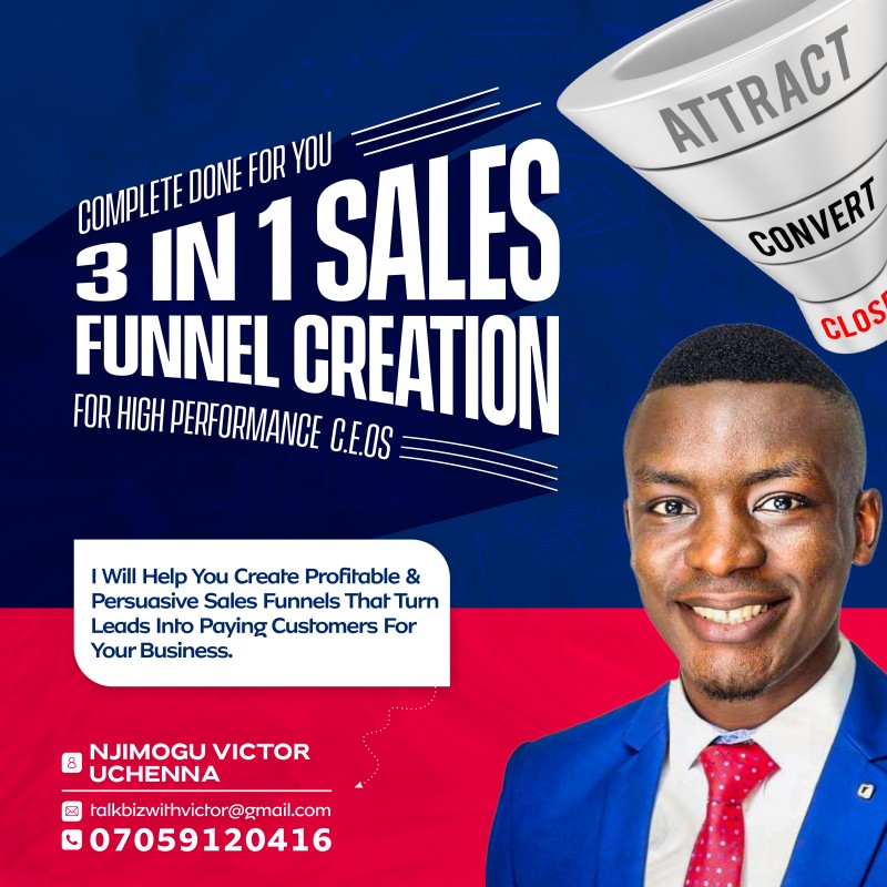 Buy Complete Done For You 3 in 1 Sales Funnel Creation For High ...