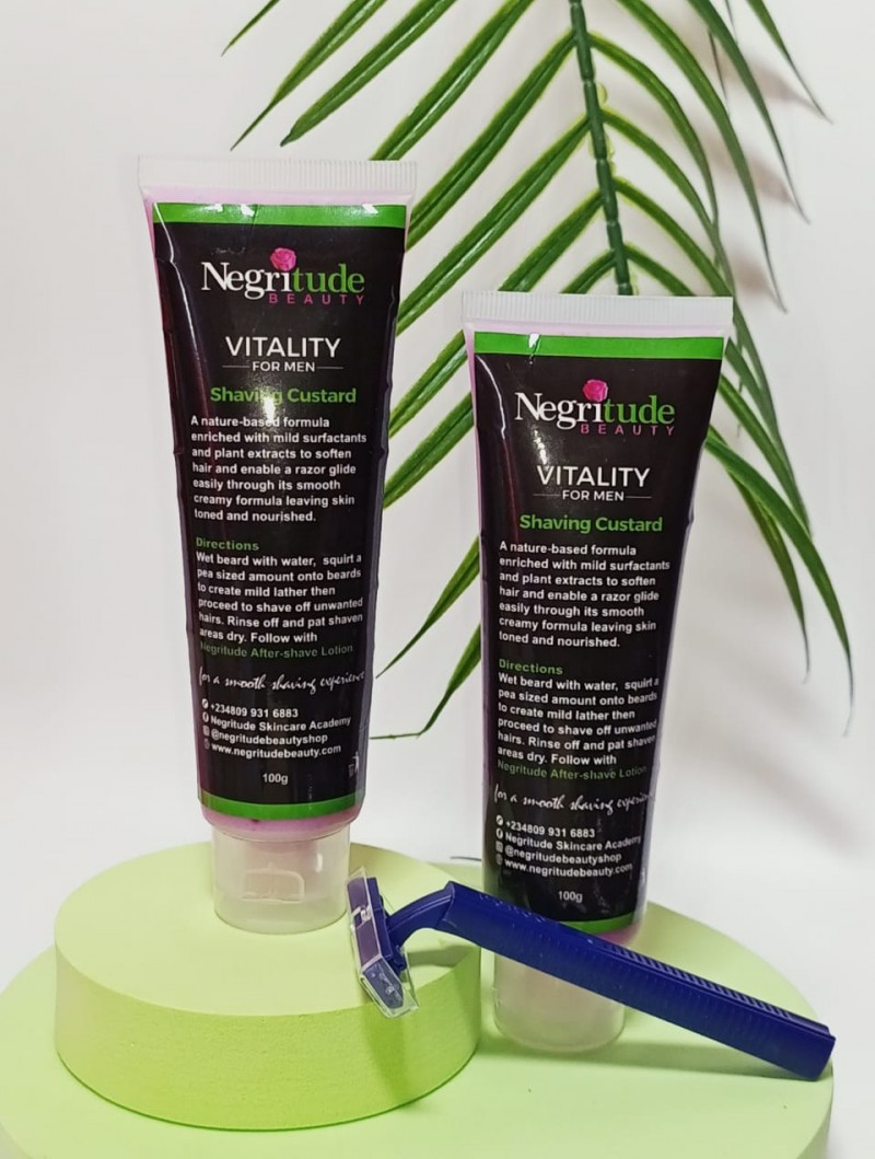 Buy SHAVING CUSTARD by Negritude Beauty on Selar