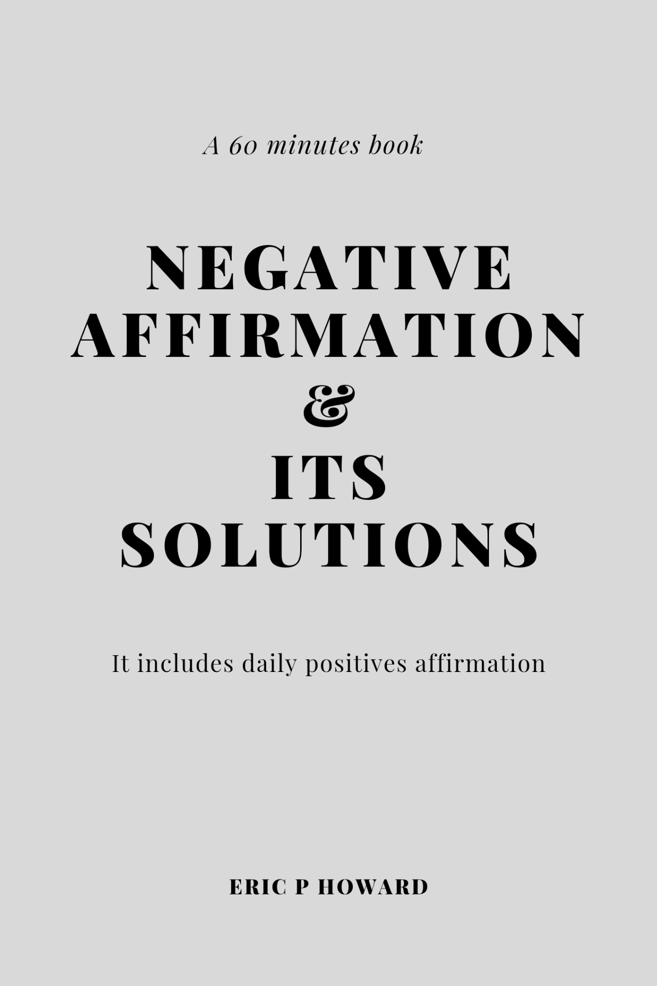 Buy Negative Affirmation and its Solutions by Nurudeen Abdulrasheed ...