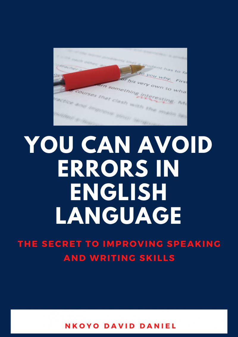 Buy YOU CAN AVOID ERRORS IN ENGLISH LANGUAGE by Nkoyo David Daniel on Selar