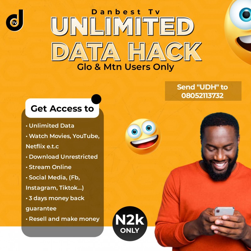 Buy Unlimited Data Hack by Ademola Elizabeth Ochuele on Selar
