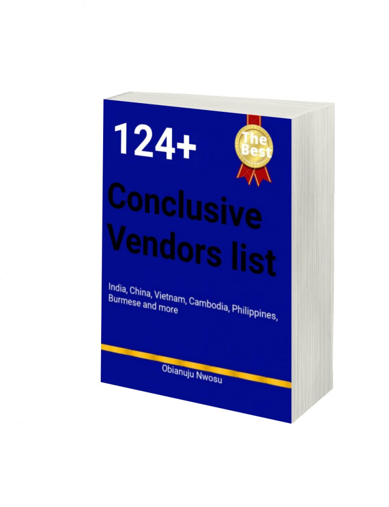 Buy OVER 124 TRUSTED VENDORS LIST FOR YOUR BUSINESS by Obianuju Nwosu on Selar