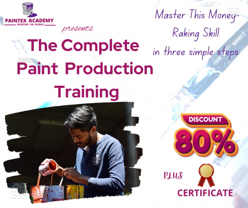 Buy Complete training on paint Production and marketing by PAINTEX ...