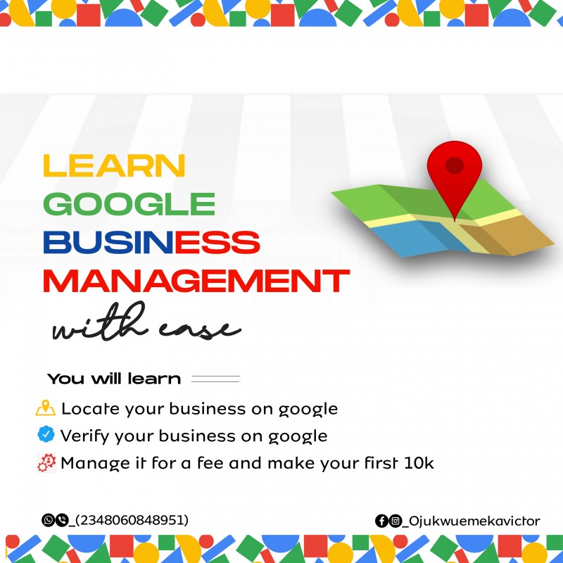 Buy GOOGLE BUSINESS MANAGEMENT MASTERCLASS 2022 by Ojukwu Emeka Victor on Selar.co