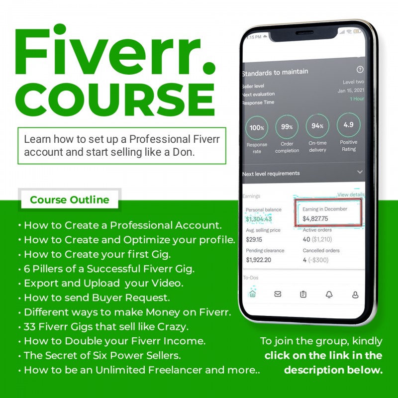 Buy FIVERR SETUP COURSE by Olanrewaju Emmanuel on Selar