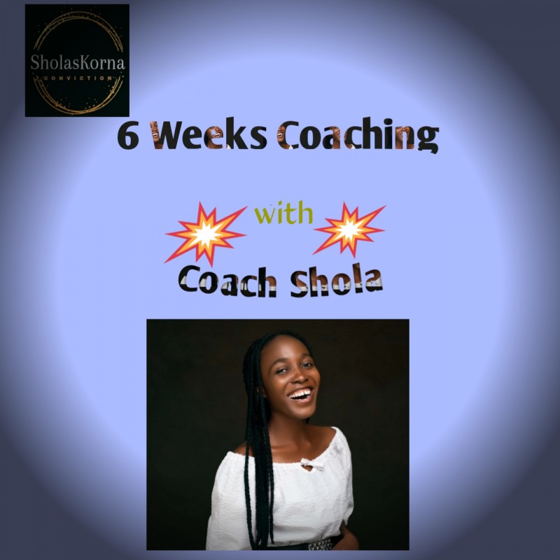 Buy 6 weeks coaching by Akintunde Deborah Omoshola on Selar