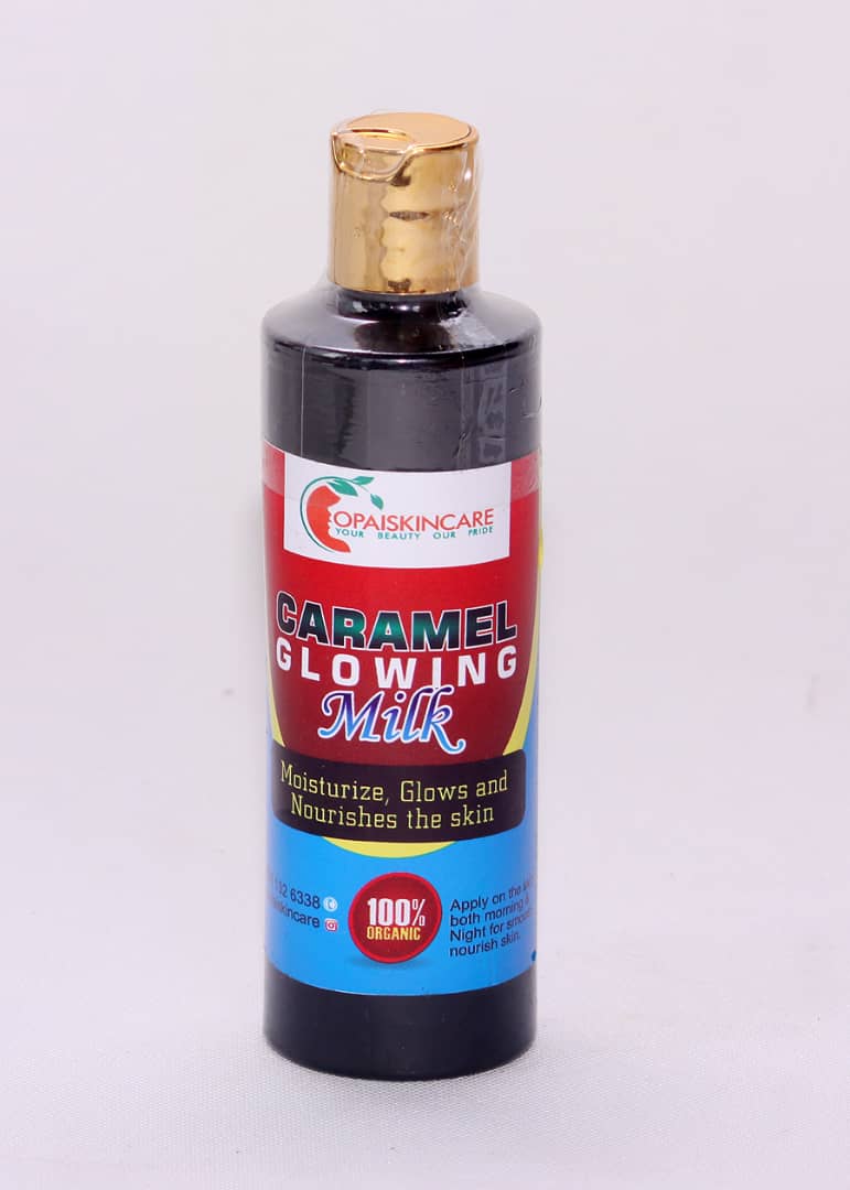 Buy CARAMEL GLOWING MILK by Opai Skincare on Selar