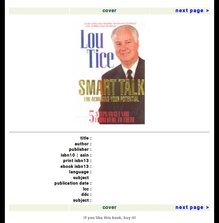 Get SMART TALK BY LOU TICE by PDFAxon on Selar
