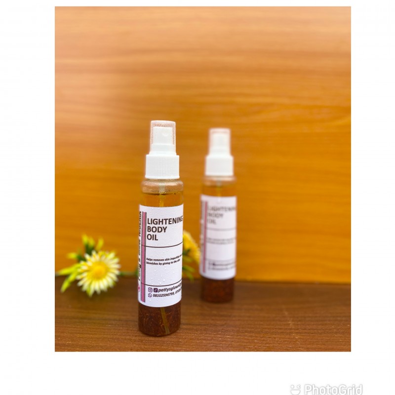 Buy LIGHTENING BODY OIL by PATTYS GLOW NIGERIA on Selar