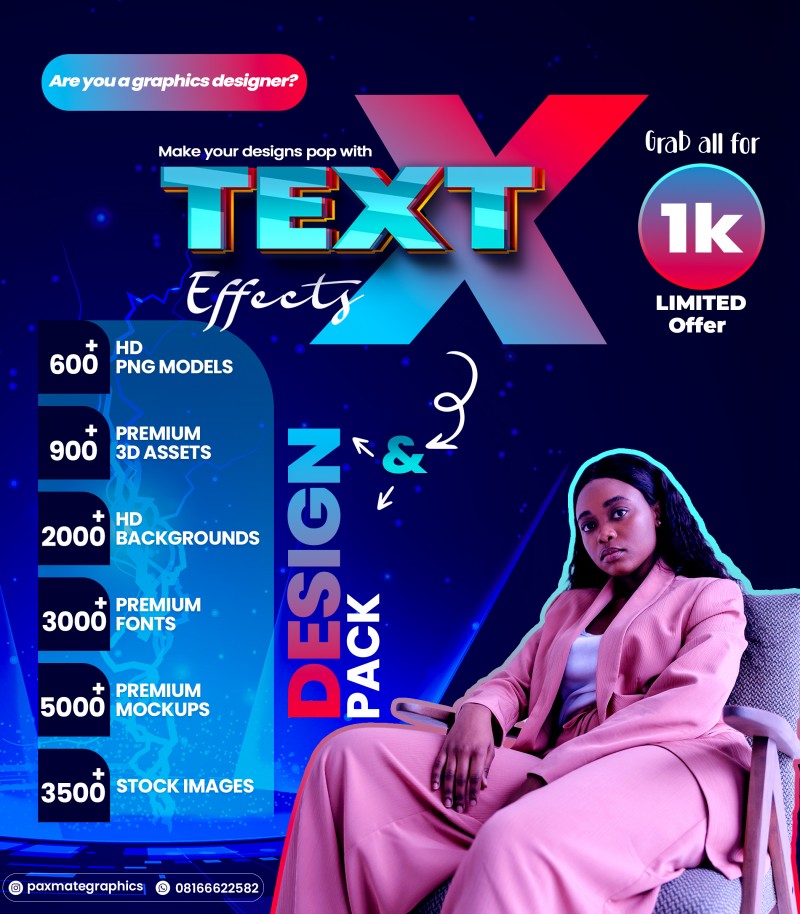Buy Graphics design pack by Chukwuma Prince on Selar