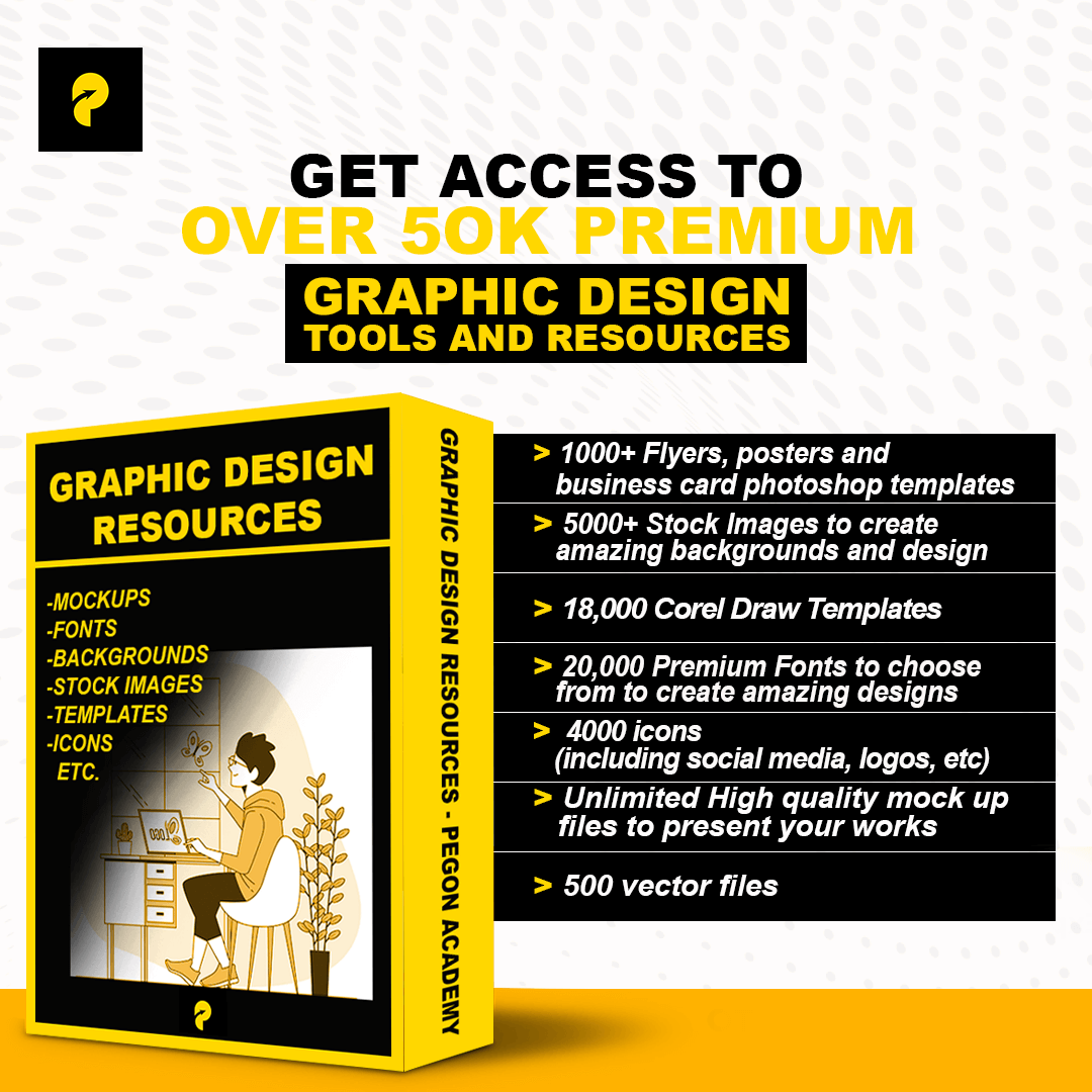 Buy Premium Graphics Design Tools and Resources by Pegon Academy on Selar