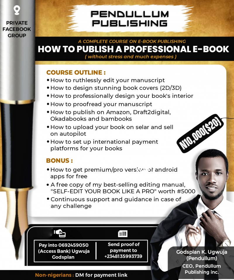 Buy Professional e-book Publishing by Godsplan K. Ugwuja on Selar