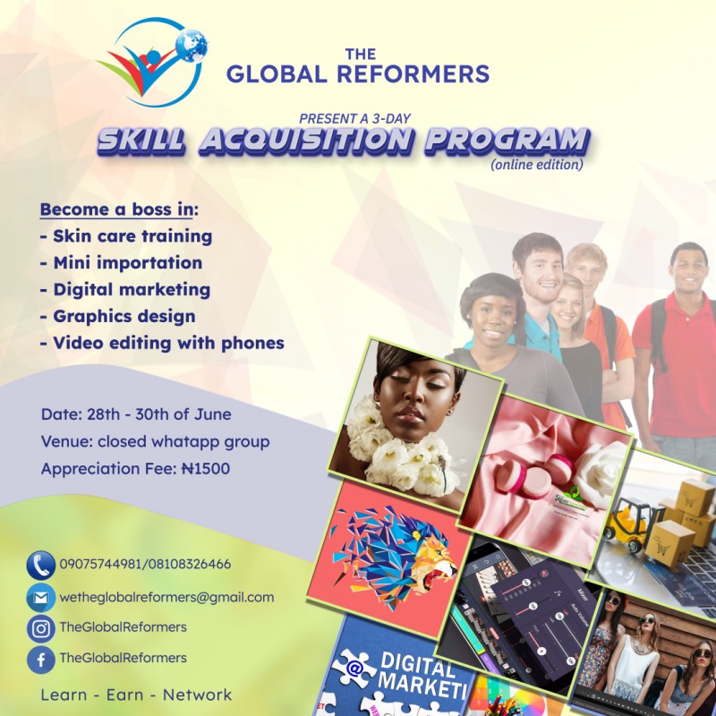 Buy Skill acquisition programme by Solomon Lawson on Selar