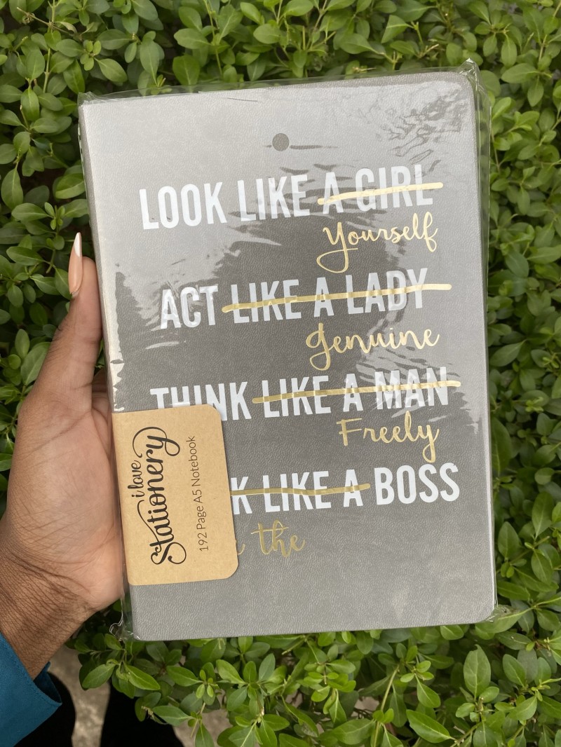 Buy 'Look like yourself' Hardback Leather journal (A5) by Rehoboth ...