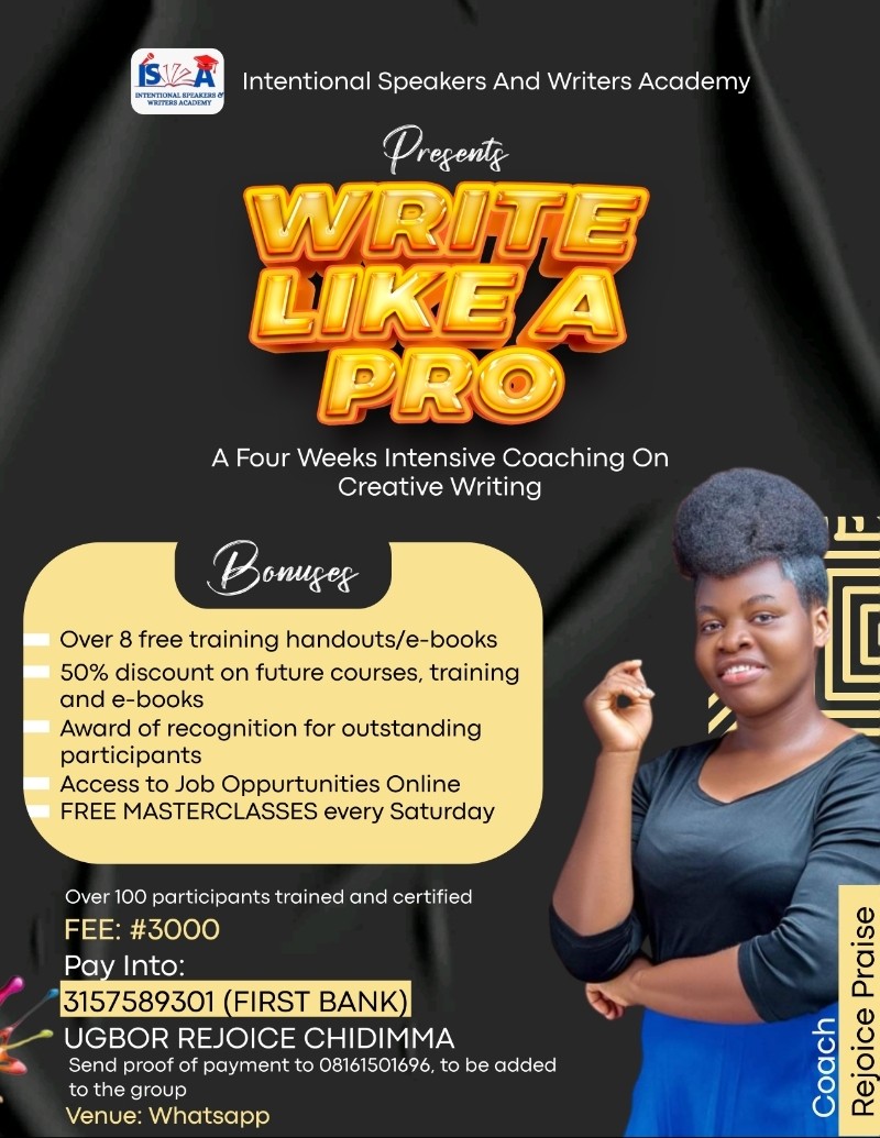 Buy Write Like A Pro by Rejoice Ugbor on Selar