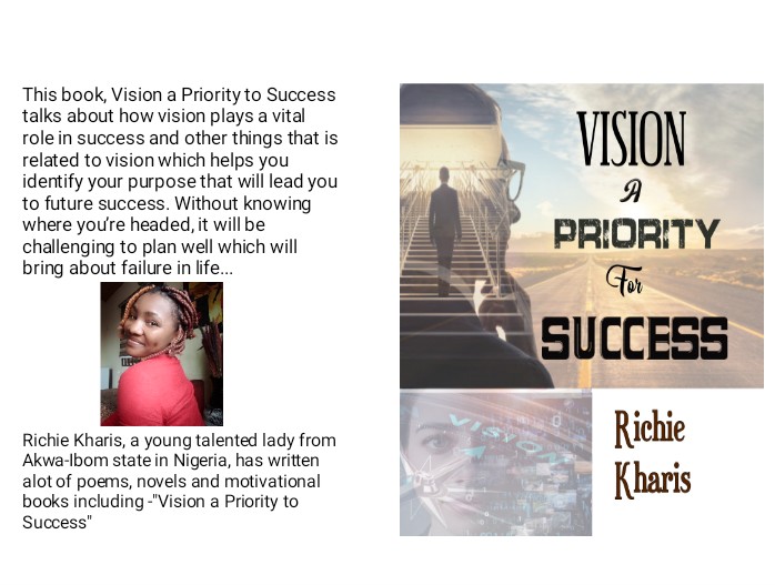 Buy VISION A PRIORITY TO SUCCESS by Richie Kharis by Richie Solomon on Selar