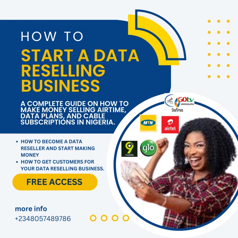 Get How to Start a Data Reselling Business in Nigeria by Oluronke M ...