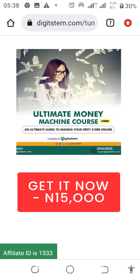 Buy Digitstem Affiliate Program by Rose Igwebuike on Selar