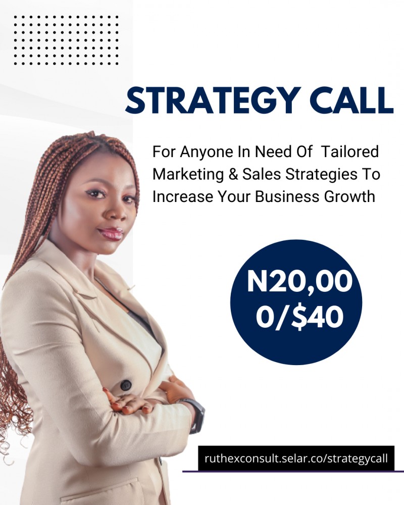 Buy Business Strategy Call by Ruthex Consult on Selar