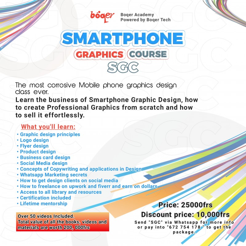 Buy Smartphone graphics course by NGALA BORIS YINKFU on Selar