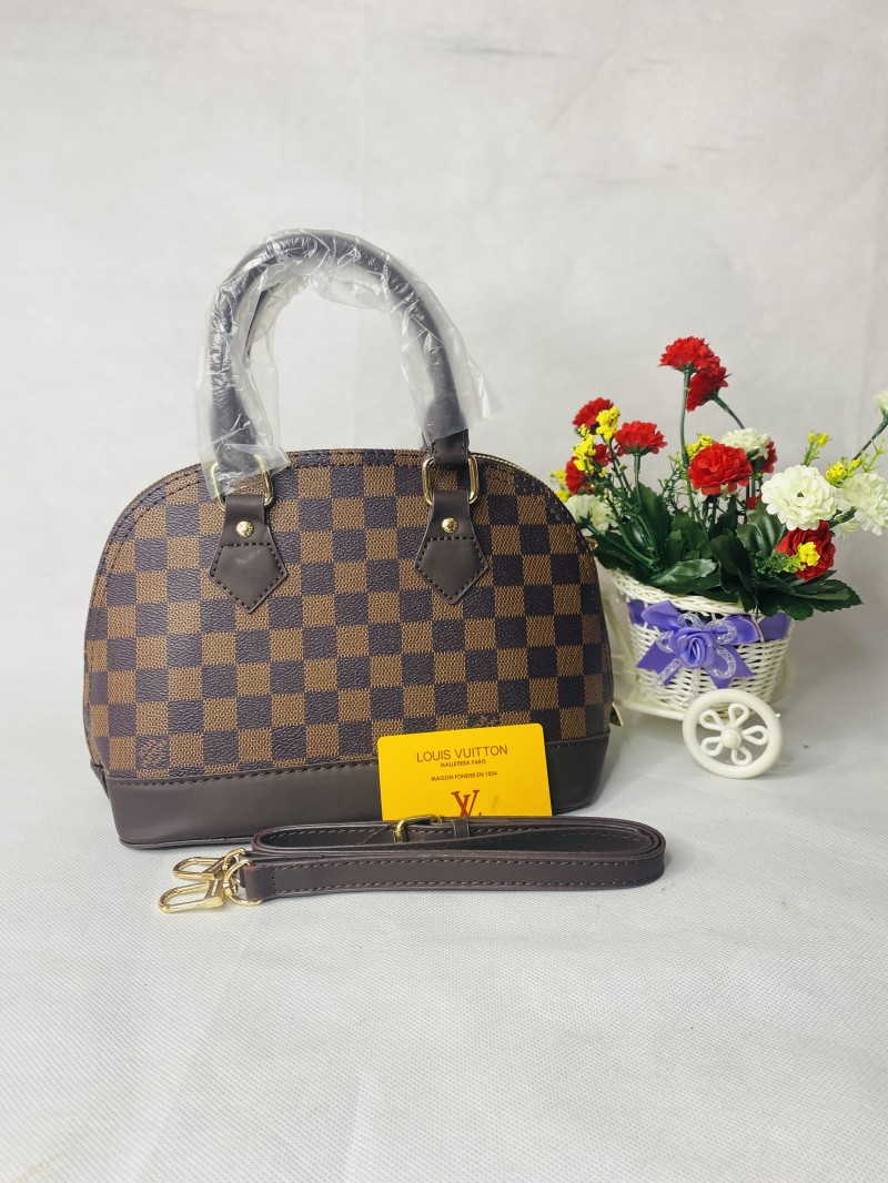Buy Brown Checkered LV Handbag by SX BAGS&SHOES on Selar