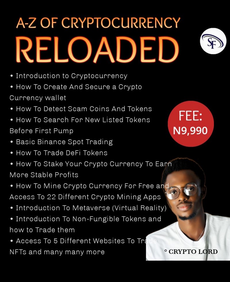 Buy A-Z of Cryptocurrency ADVANCED CLASS by Crypto Lord on Selar