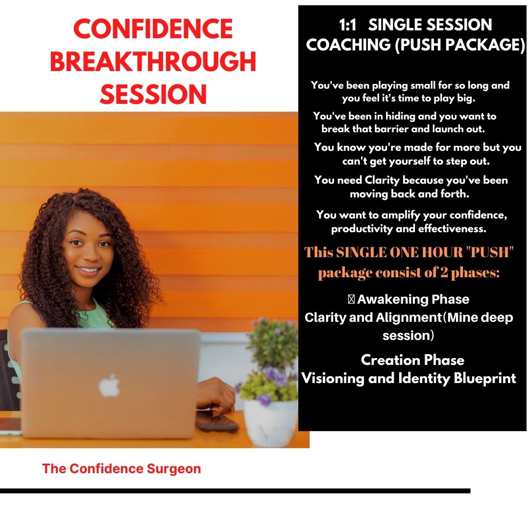 Buy Breakthrough Session (1hour PUSH Package) by Sarah Ikechukwu on Selar