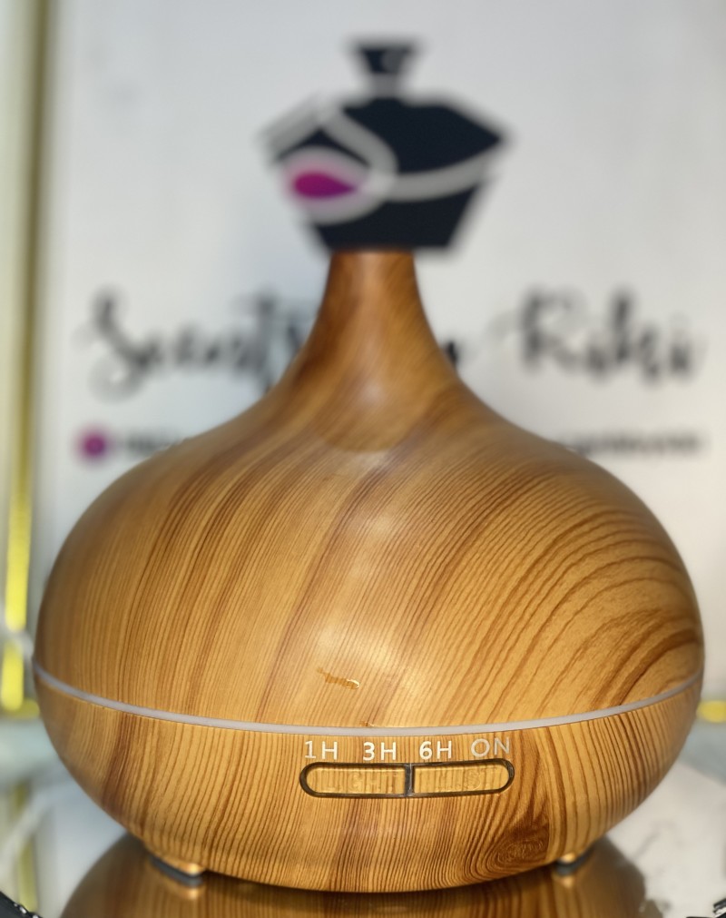 Buy Ultrasonic Wooden led humidifier by Scentby kiki on Selar