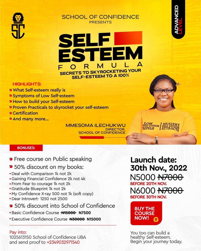 Buy Self-esteem Formula by School of Confidence on Selar