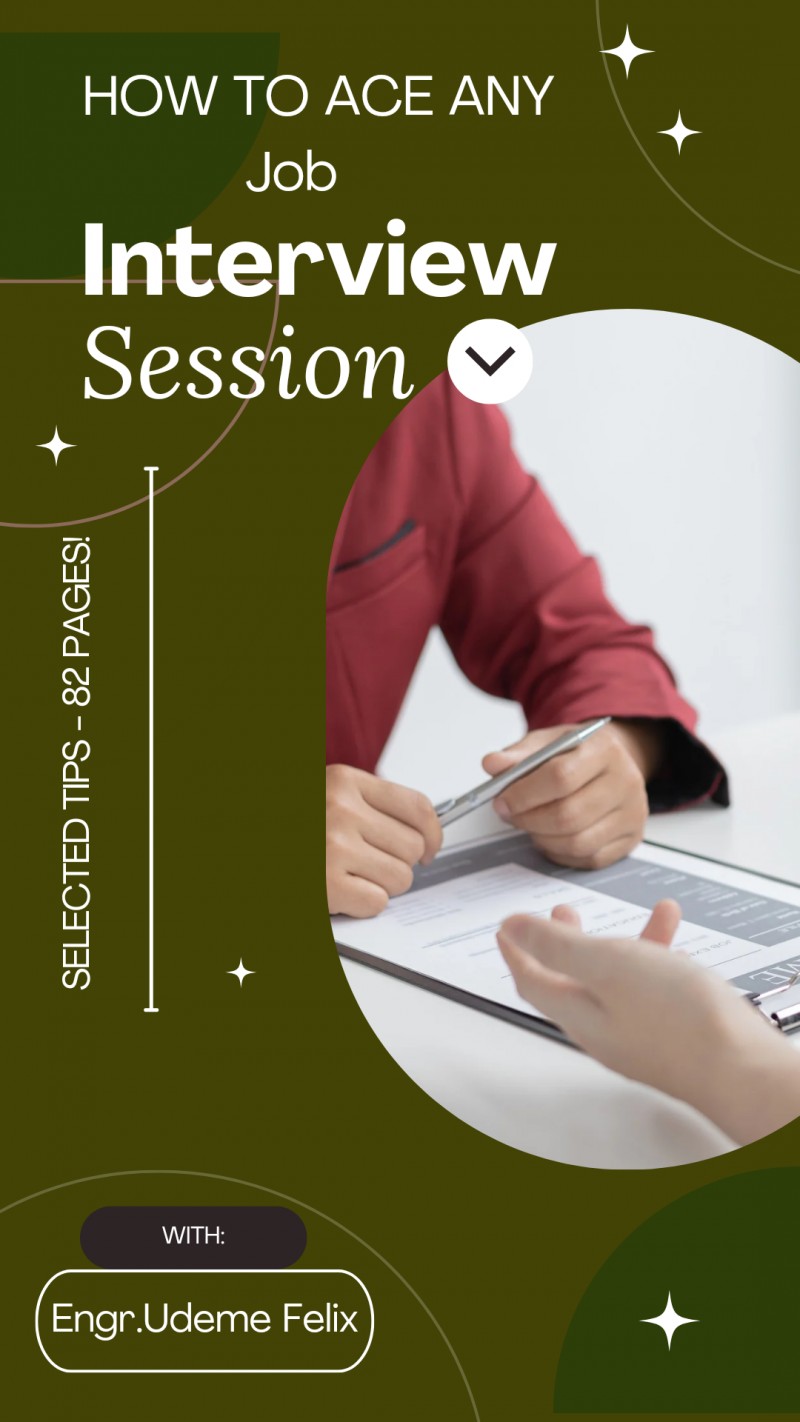 Buy How to ace any job interview session by Udeme Iniobong Felix on Selar