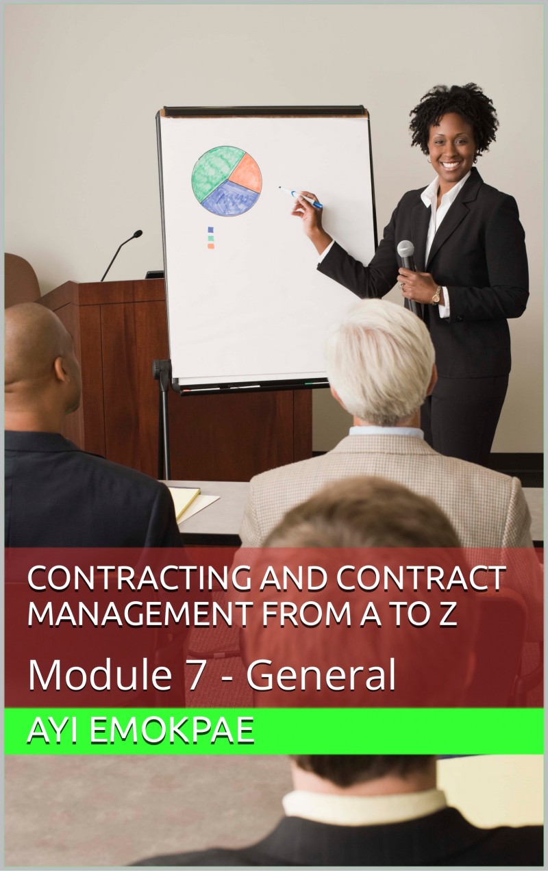 Buy Contracting And Contract Management From A To Z: Module 7 - General ...