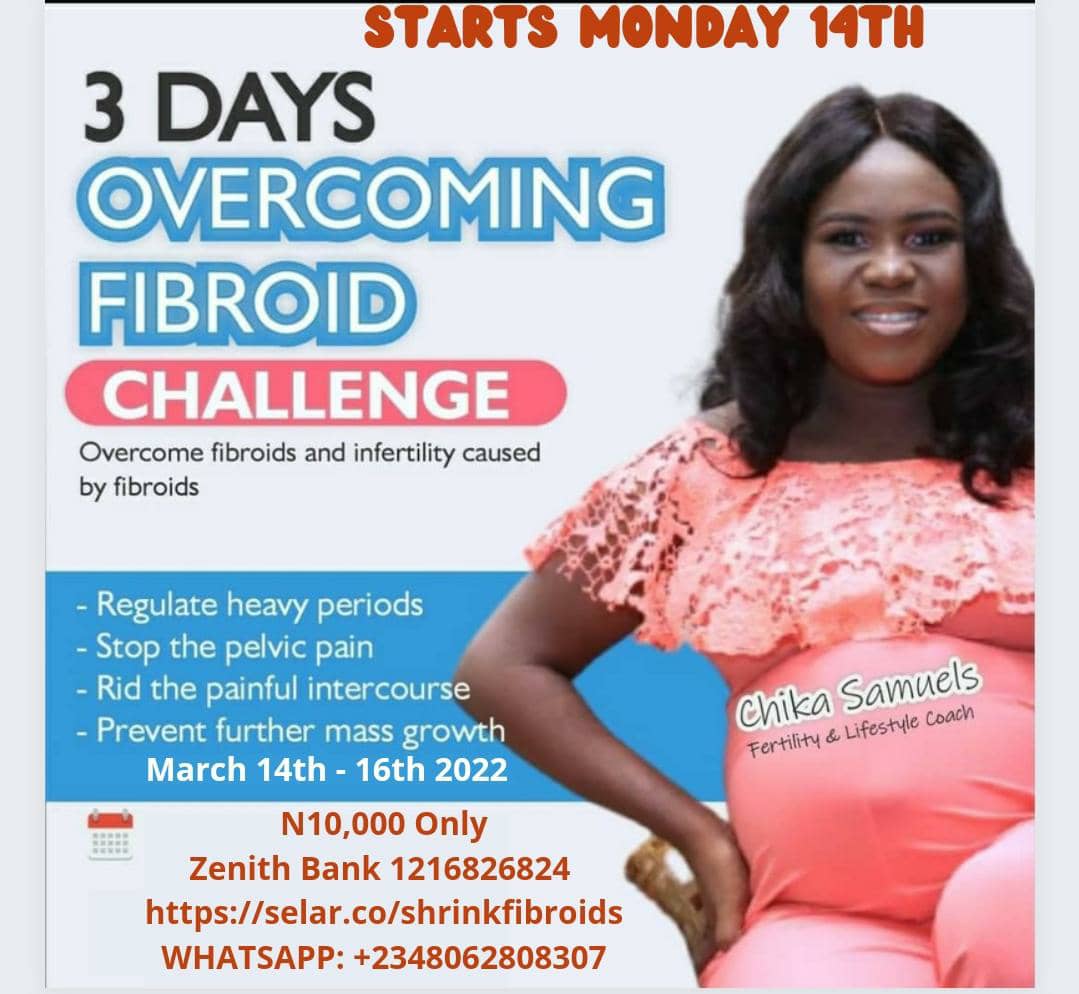 Buy 3 DAYS OVERCOMING FIBROID CHALLENGE by Soprecious Lifestyle on Selar