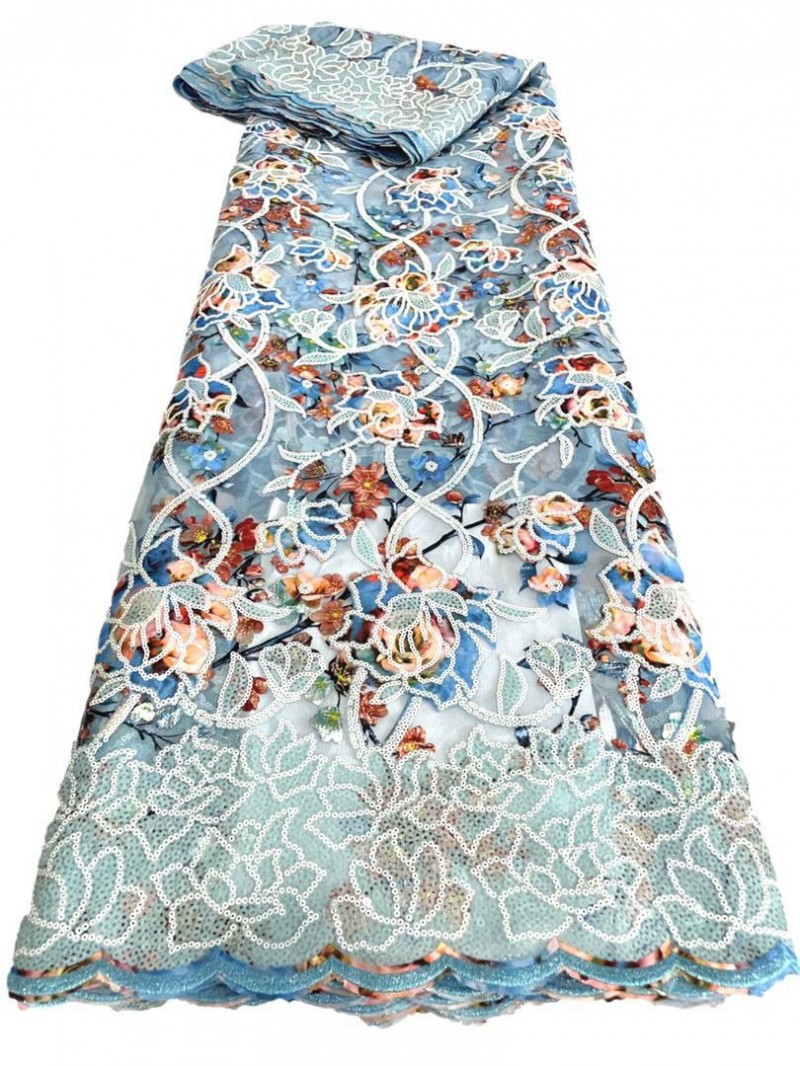 Buy Double Net Sequin lace by gee.concept_fabrics on Selar