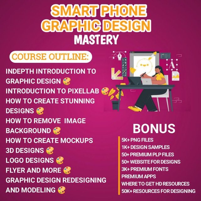 Buy SMART PHONE GRAPHIC DESIGN MASTERY by Stephen Nwaneri on Selar