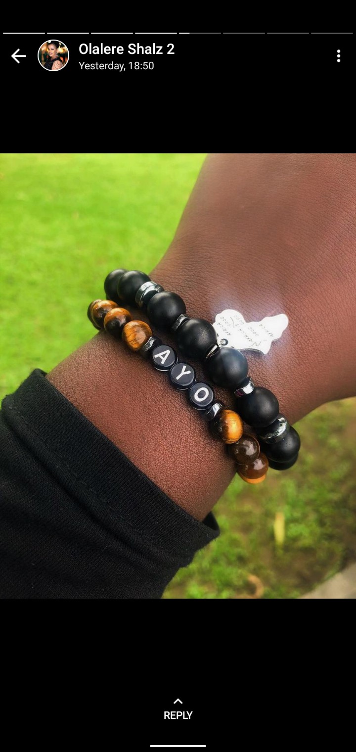 Buy Nick name tag bracelet by Abdulkareem busayo on Selar